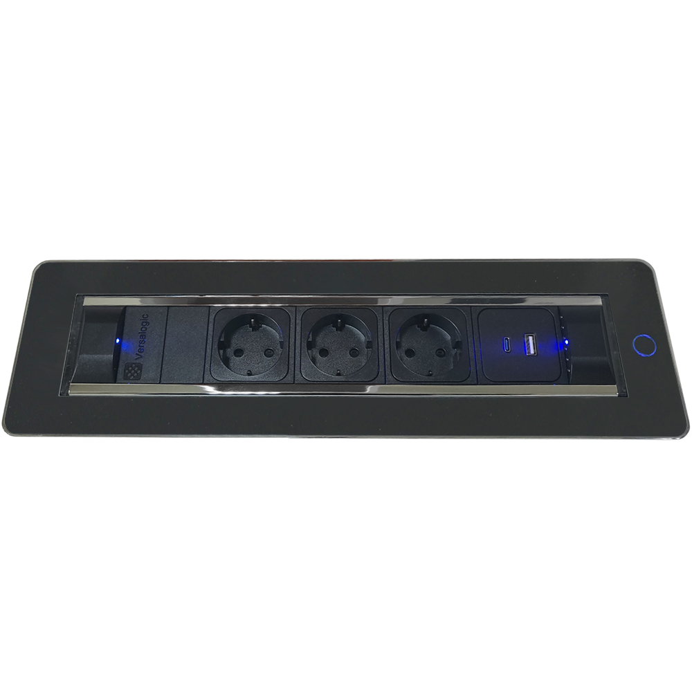 Вращающийся блок розеток Versaturn 3.0 на 3 розетки + 2 USB (тип A+C ...