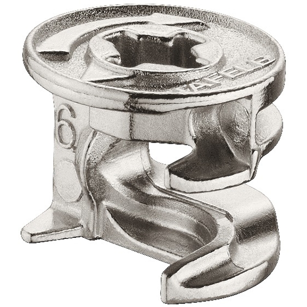 Корпус MiniFix (Минификс) 15 без бурта для толщины 16 мм, цинковое ...